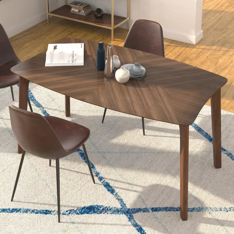 LOBY - Walnut Dining Table – Le Furniture Shop - Montreal