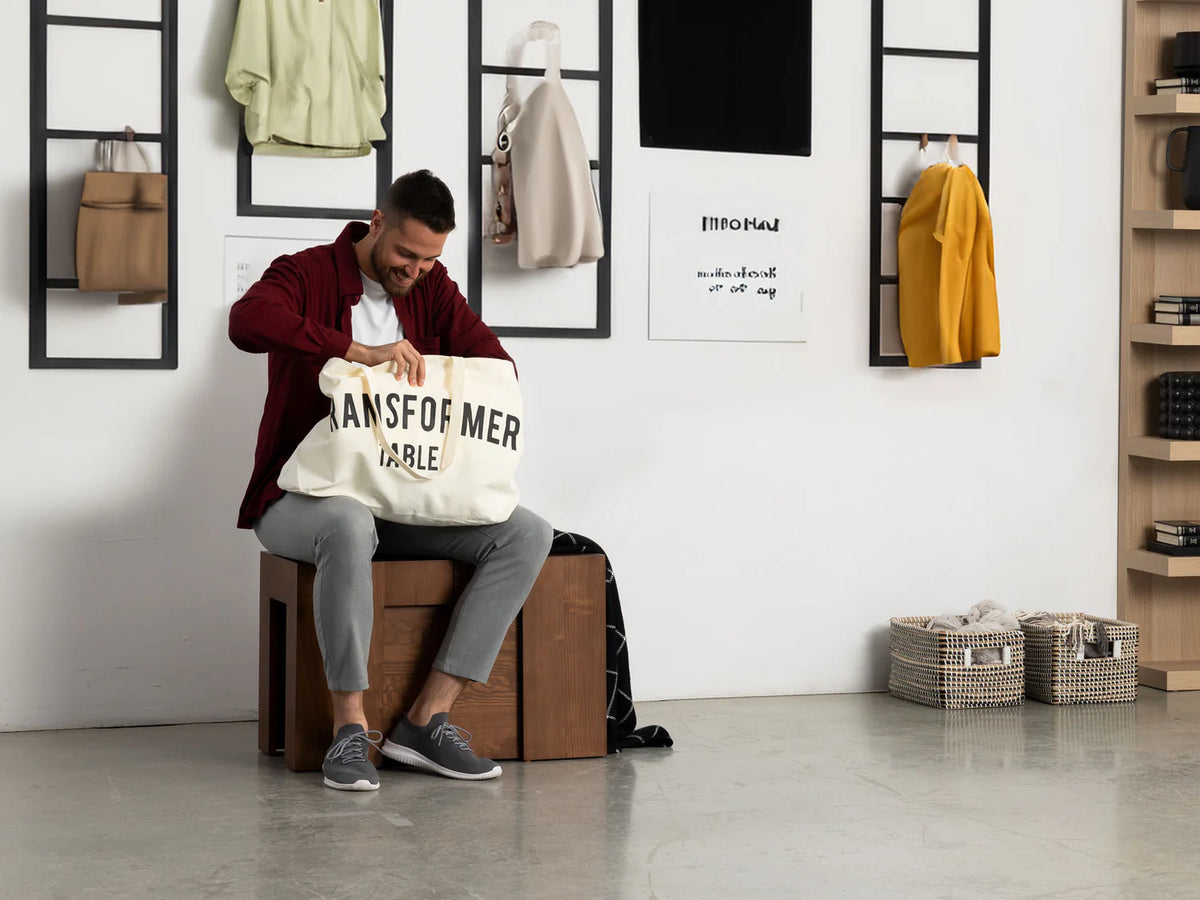 Transformer Bench - Dark Walnut – Le Furniture Shop - Montreal